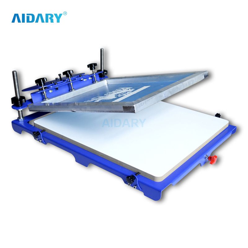 Micro-adjust Big Size One Color Screen Printing Machine - Buy hat ...