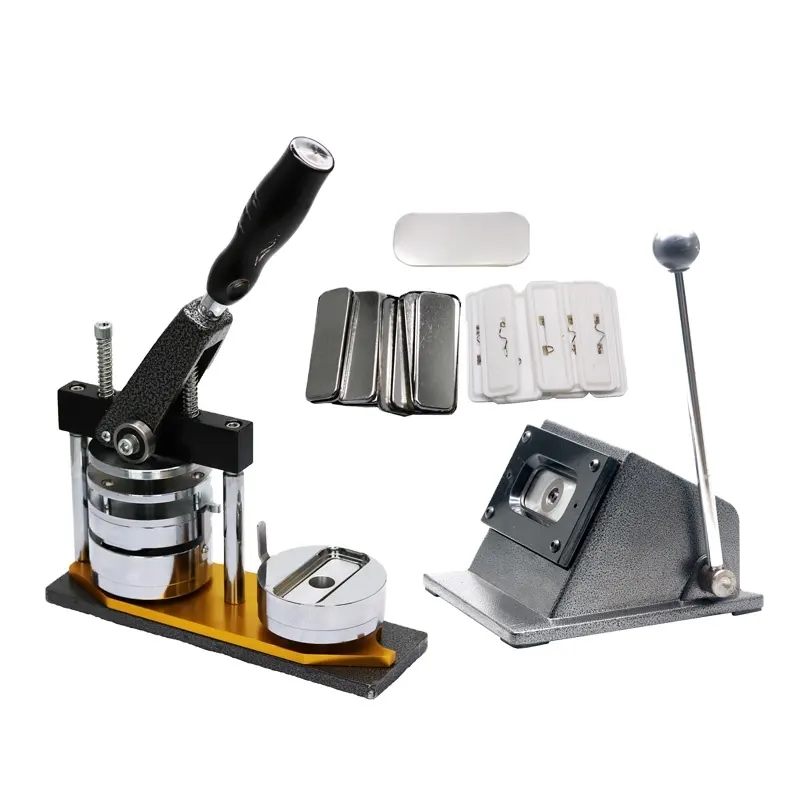70*25mm Rectangle Badge Pin Making Machine - Buy Rectangle Badge Pin ...