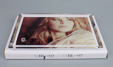 Sublimation Glass Photo Frame 6"Bevel Crystal Frame - Buy Sublimation ...